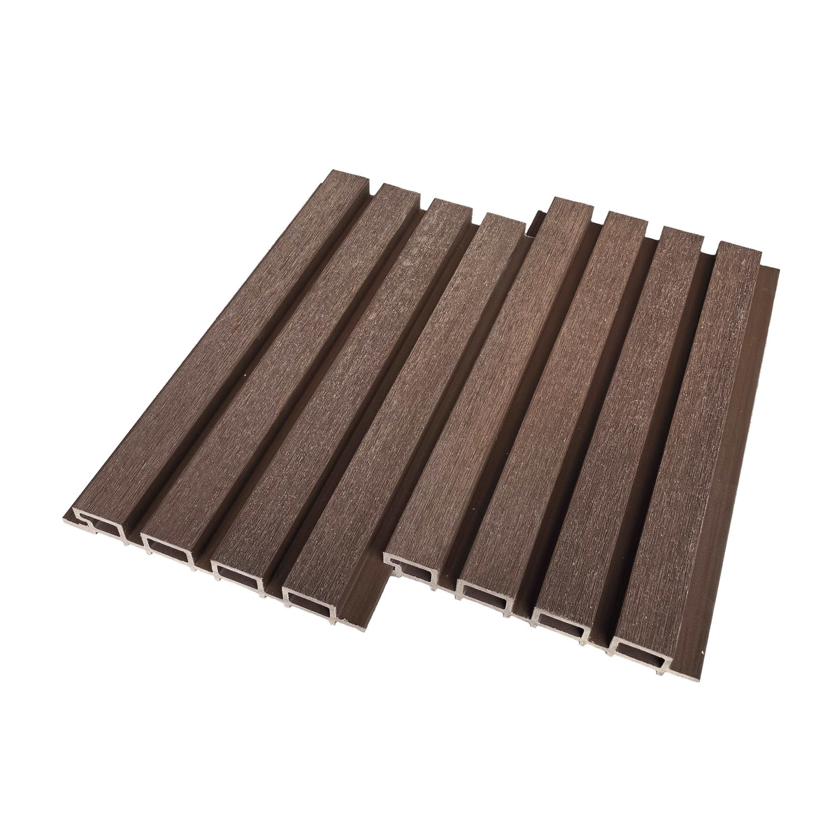 Slatted Composite Cladding - Dark Brown – Easy Gardens Supply Ltd