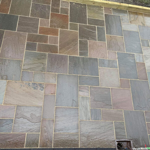 Indian Sandstone Paving Slab Pallet - Raj Blend – Easy Gardens Supply Ltd